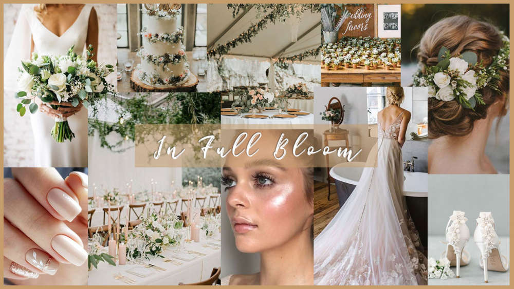 Wedding Mood Board: In Full Bloom